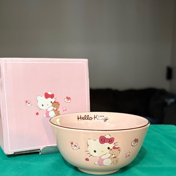 Hello Kitty | Dining | Hello Kitty Blush Pink Ceramic Bowl From Japan ...